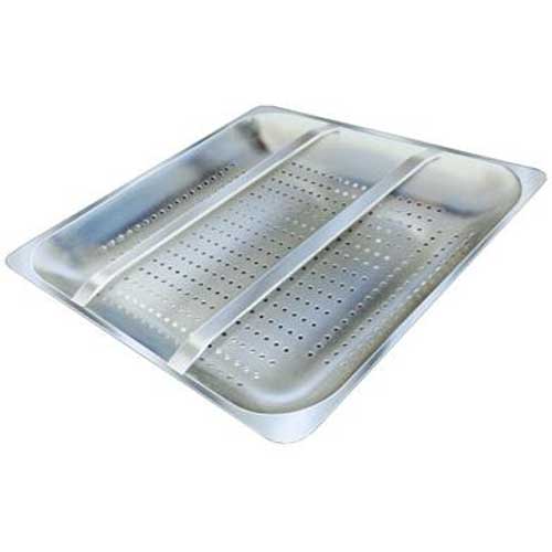Pre-Rinse Basket 20x20 inch with Slidebar - Dishtable Accessory.