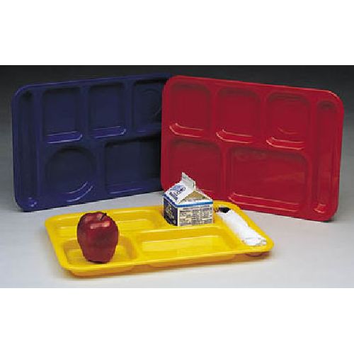 School Red Compartment Tray, 9X15 -- 24 Count | FoodServiceDirect.com ...