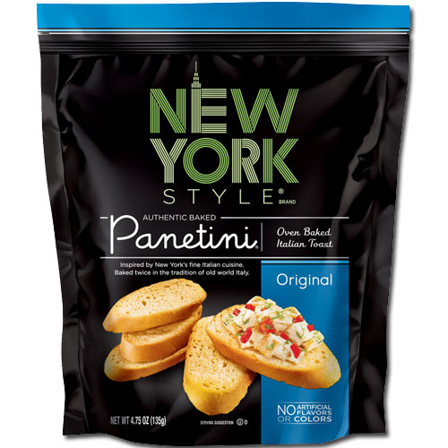 Nonnis New York Style Hole Punch Garlic Parmesan Panetini Paunches, 4. ...