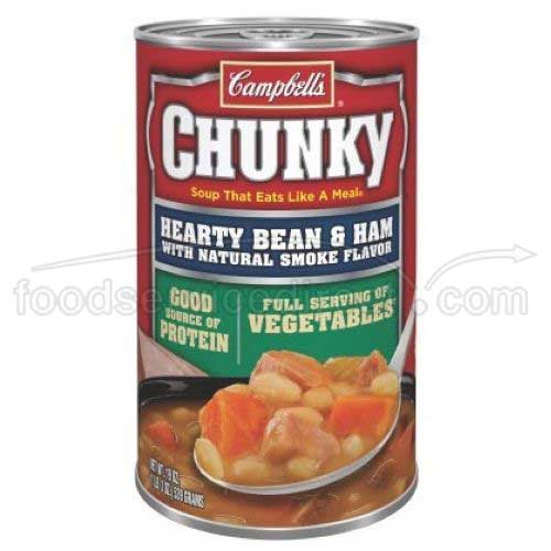 Campbell's CHUNKY Hearty Bean N Ham Soup Case | FoodServiceDirect