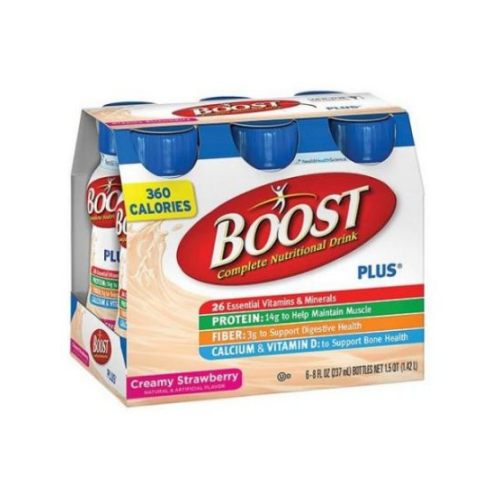 Boost Plus Creamy Strawberry Nutrition Drink Case | FoodServiceDirect