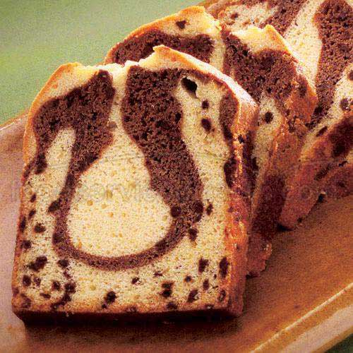 Sweet Street Pullman Marble Chocolate Coffee Cake Loaf Case ...