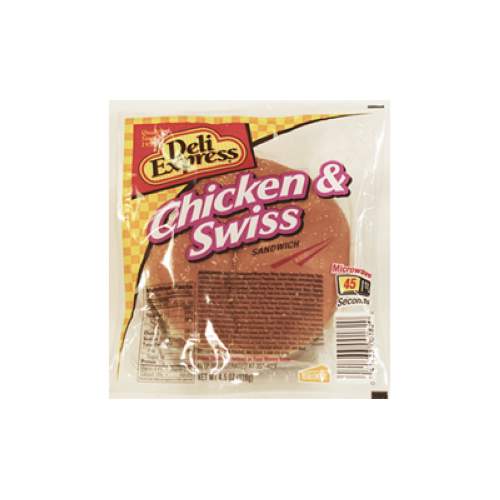 Deli Express Chicken and Swiss Sandwich Case | FoodServiceDirect