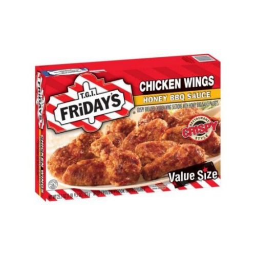 TGI Fridays Chicken Wings with Honey Barbeque Sauce Case ...