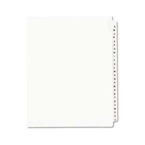 Avery Avery-Style Legal Side Tab Divider, Title: A-Z, Letter, White, 1 Set