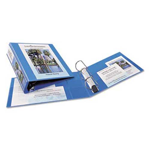 Avery Heavy-Duty Nonstick View Binder w/1-Touch Slant Rings, 3 inch Cap ...