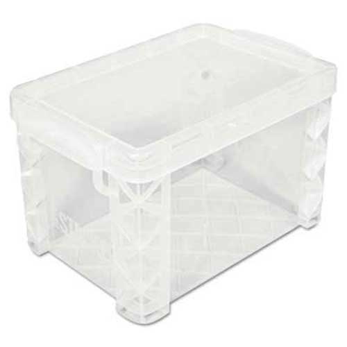 Advantus Super Stacker Storage Boxes, Hold 500 4 x 6 Cards, Plastic ...