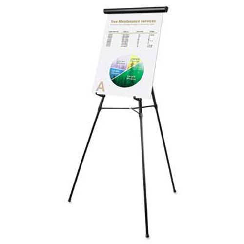 MasterVision Telescoping Tripod Display Easel, Adjusts 38 inch to 69 ...
