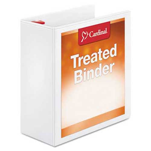 Cardinal Treated Binder ClearVue Locking Slant-D Ring Binder, 4 inch ...
