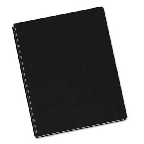 Fellowes Linen Texture Binding System Covers, 11-1/4 x 8-3/4, Black ...