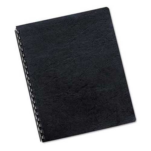 Fellowes Classic Grain Texture Binding System Covers, 11 x 8-1/2, Navy ...
