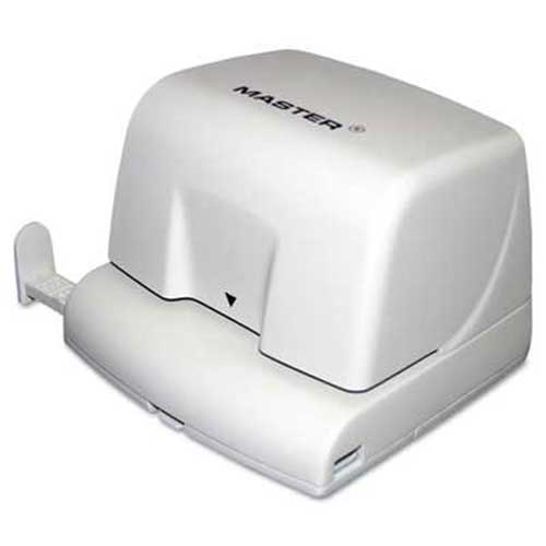 Master Electric Two-Hole Punch, 10-Sheet Capacity