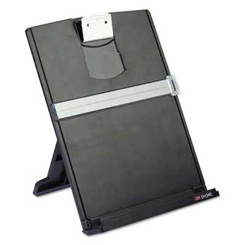 3M Fold-Flat Freestanding Desktop Copyholder, Plastic, 150 Sheet ...