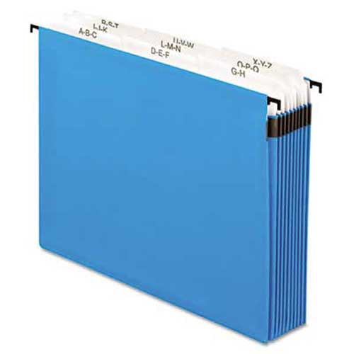 Pendaflex Nine-Section Hanging Folder, 5 1/4 inch, Tabs and Labels, 1/3 ...