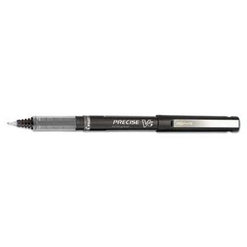Pilot Precise V5 Roller Ball Stick Pen, Precision Point, Black Ink ...