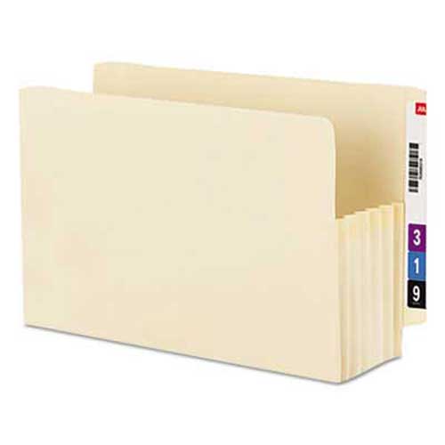 Smead End Tab Tuff Pockets, 5 1/4 Exp, Letter, Manila, 10/BX ...