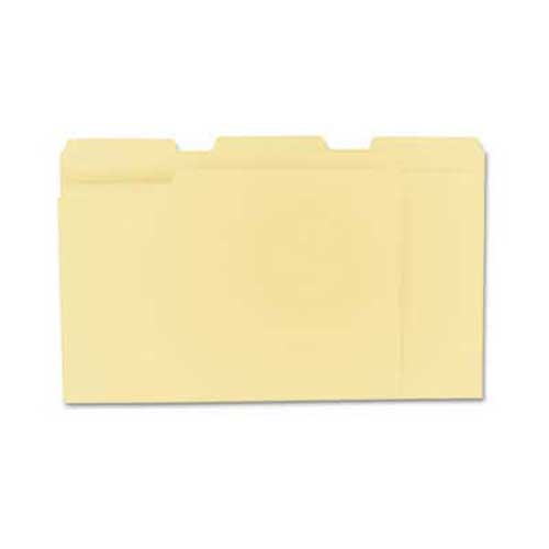 Universal File Folders, 1/3 Cut Assorted, One-Ply Top Tab, Letter ...