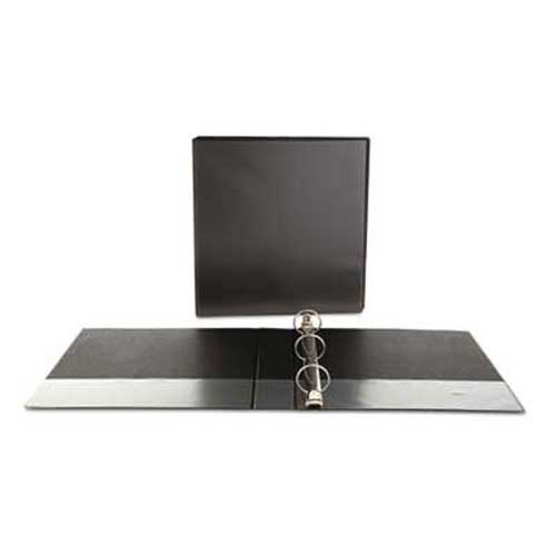 Universal Round Ring Economy View Binder, 1-1/2 inch Capacity, Black