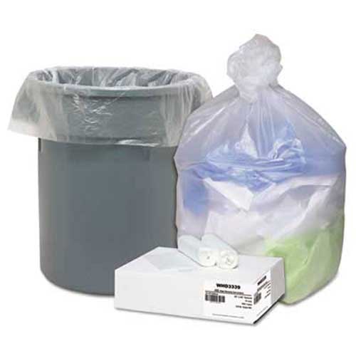 Ultra Plus High Density Can Liners, 31-33gal, .433mil, 33 x 40, Natural ...