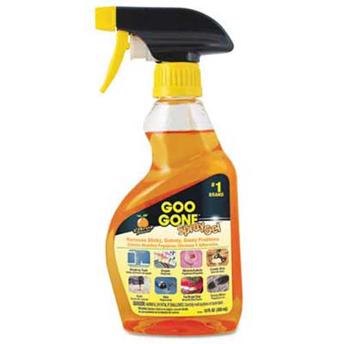 Goo Gone Spray Gel Surface Cleaner, Citrus Scent, 12 oz Spray Bottle, 6 ...