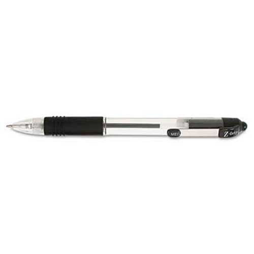 Zebra Z-Grip Retractable Ballpoint Pen, Black Ink, Medium, Dozen