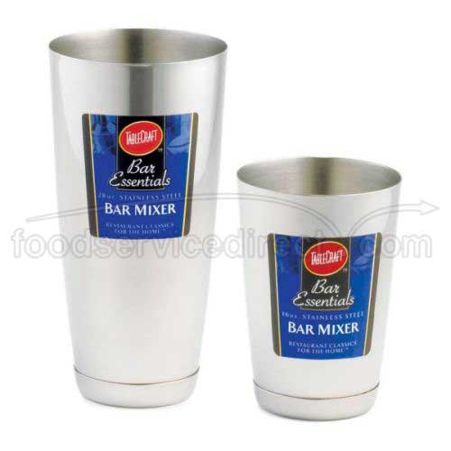 Tablecraft Cash and Carry Stainless Steel Bar Shaker, 28 Ounce -- 6 per ...