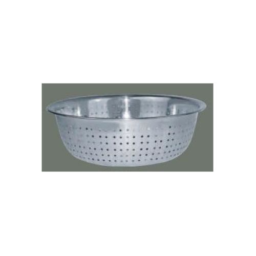 Winco Stainless Steel 2.5 MM Hole Chinese Colander, 15 inch
