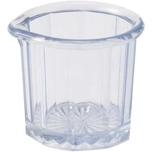 Winco Plastic Syrup Pitcher, 2 Ounce -- 144 per case.