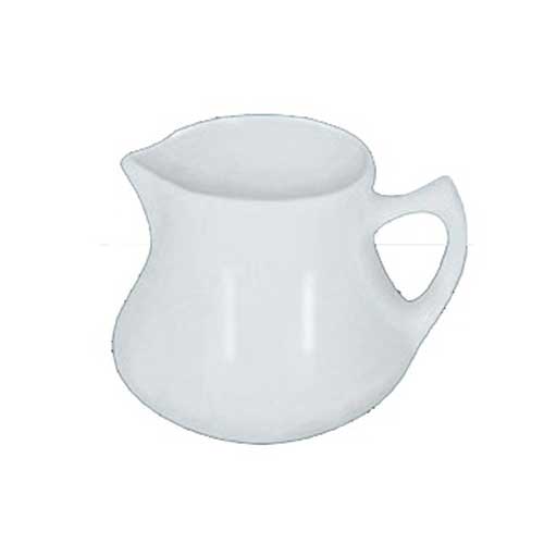 Yanco Porcelain White Accessories Creamer with Handle, 4 Ounce -- 36 ...