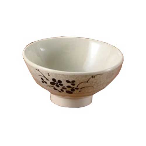 Yanco Honda Melamine Round Rice Bowl, 10 Ounce -- 60 per case.