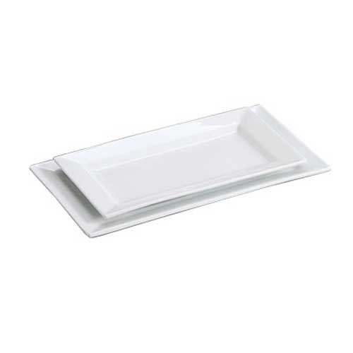 Yanco Lion King Bone White Rectangular Plate, 10 inch -- 24 per case. | FoodServiceDirect.com ...