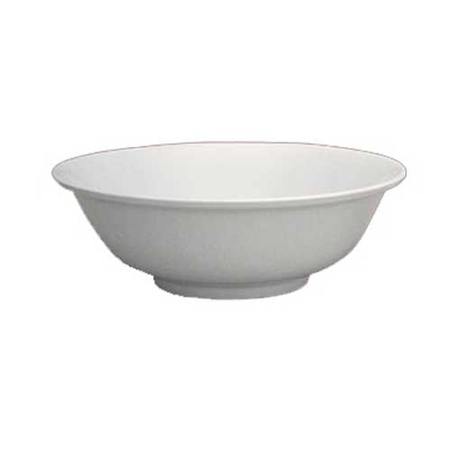 Yanco Nessico Melamine White Round Rimless Bowl, 22 Ounce -- 24 per case.