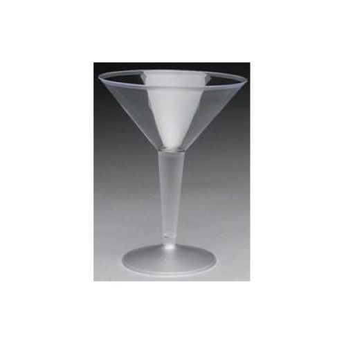 Royal Plasticware Elite Stemware Clear Martini Glass, 8 Ounce - 12 per ...
