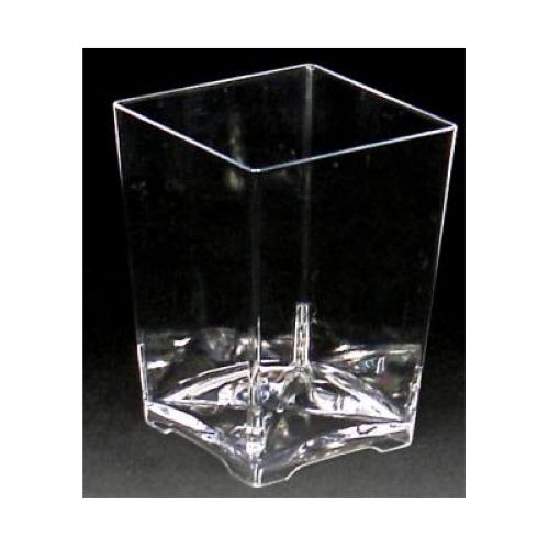 Royal Plasticware Elite Clear Square Tumbler Case | FoodServiceDirect