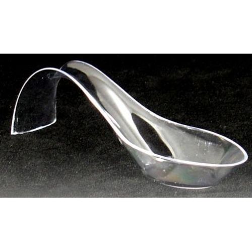 Royal Plasticware Miniatures Clear Asian Spoon, 5 inch - 50 per pack ...