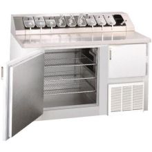 Norlake Standard Dual Rail Stainless Steel Top Ice Cream Topping ...