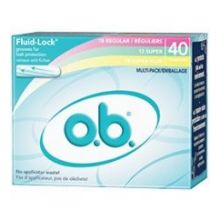Ob Original Regular Super Super Plus Multi Pack Tampon - 40 per pack ...