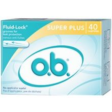 Ob Original Super Plus Digital Tampon - 40 per pack -- 12 packs per case.