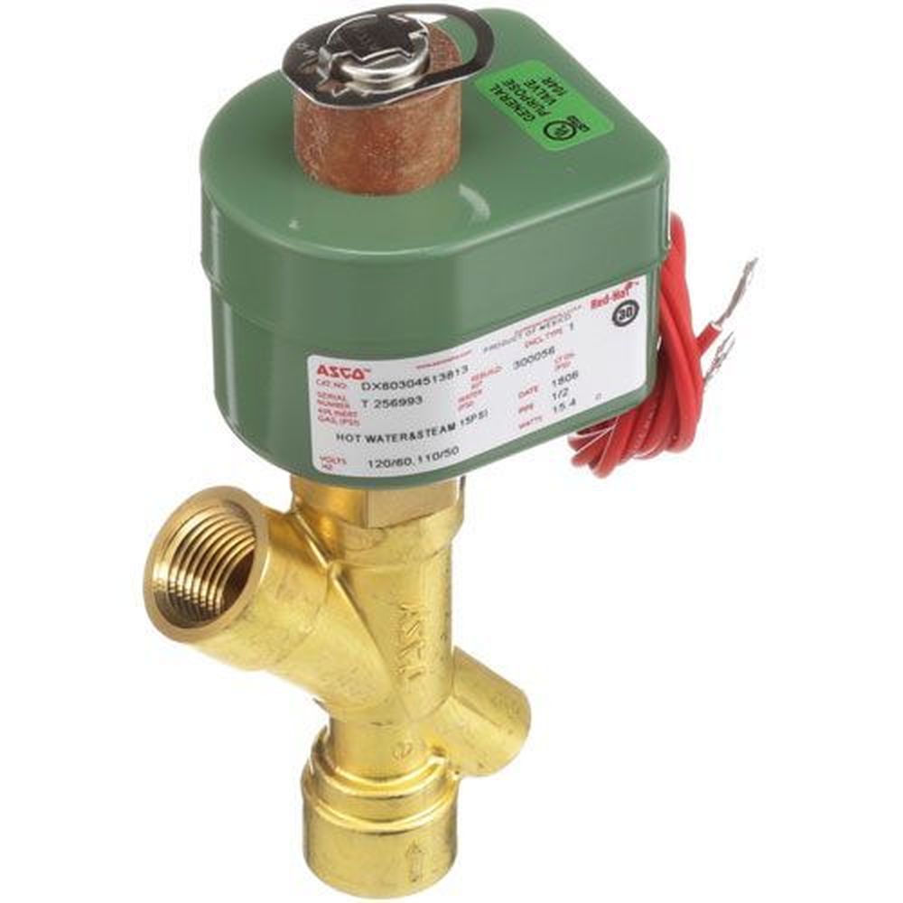 Groen 110/120V 1/2 inch FPT Asco Drain Solenoid Valve for Groen Part ...