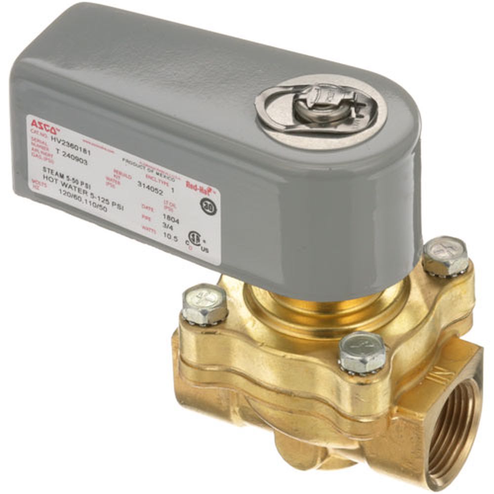 Hobart HOB00-270329-00001 120 Volt 3/4 inch Hot Water Solenoid Valve