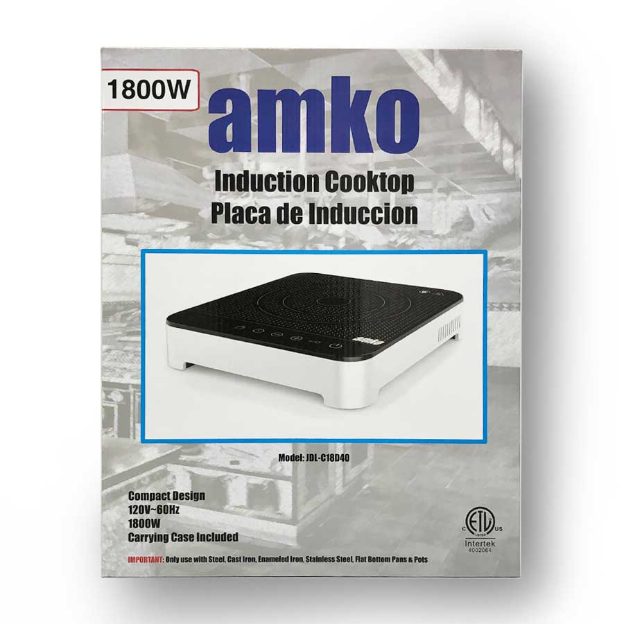 Amko 120 Volt Induction Range, 1800 Watts