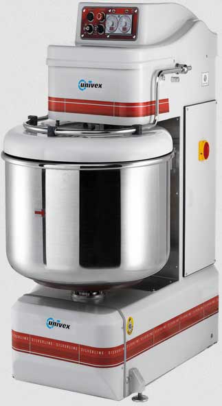 Univex Silverline 3 Phase 208-240 Volt Spiral Mixer with 180 Quart ...