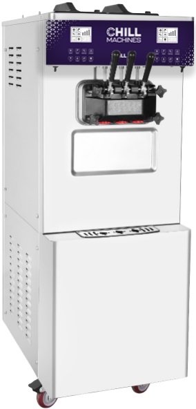 Chill Machines Floor Model Stainless Steel Acai and Ice Cream Machine ...