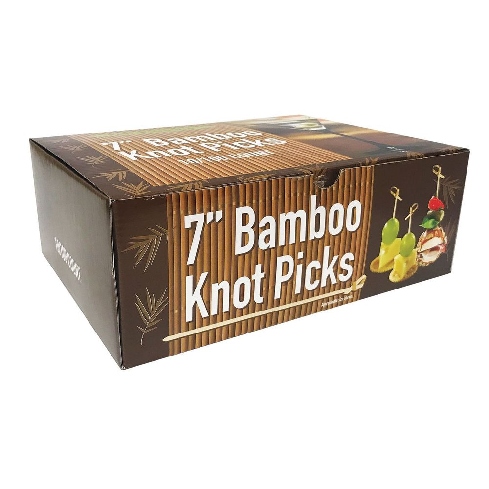 Northwest Enterprises Party Essentials Bamboo Knot Pick, 7 inch -- 1000 ...