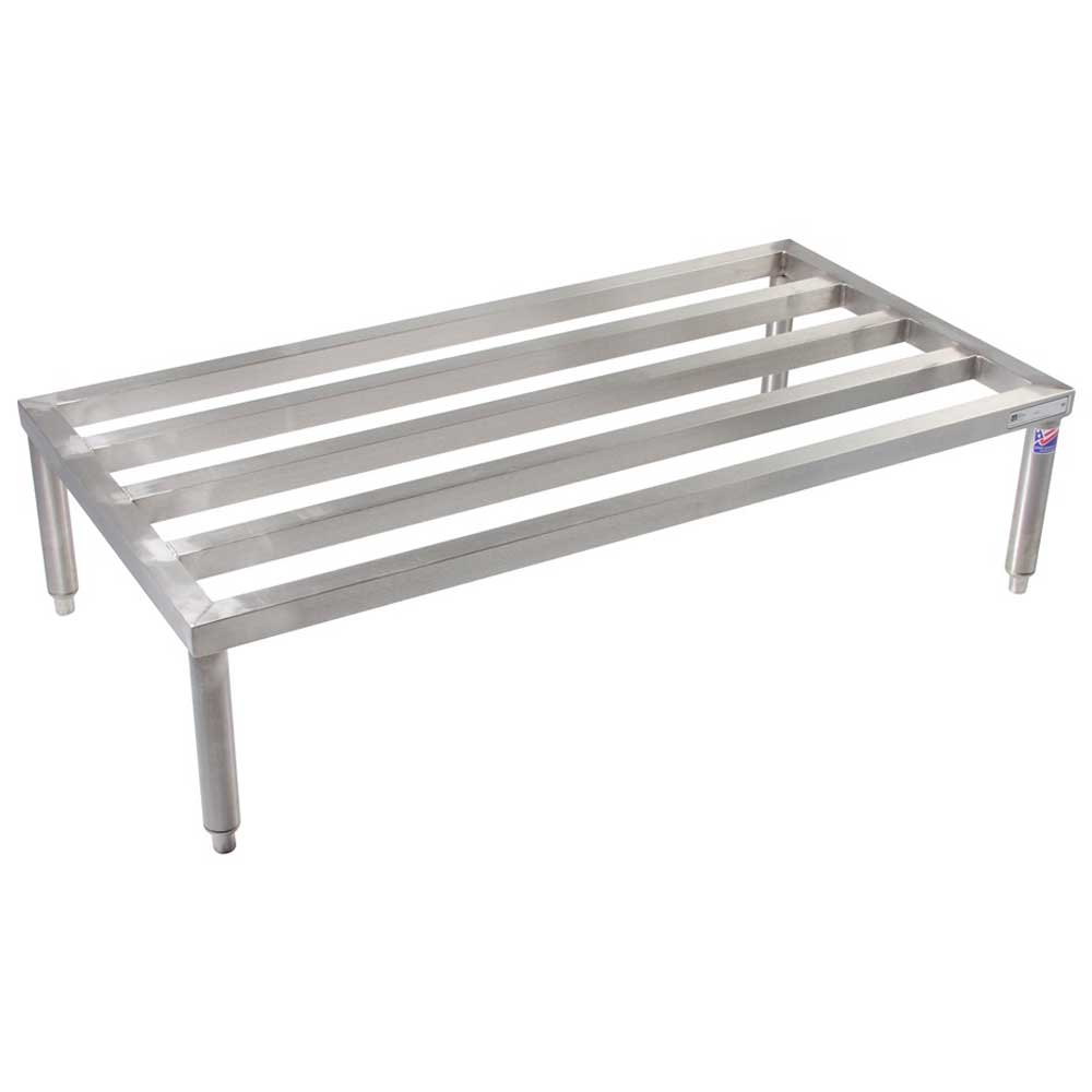 John Boos Stainless Steel Base Dunnage Rack, 59 x 20 x 12 inch.