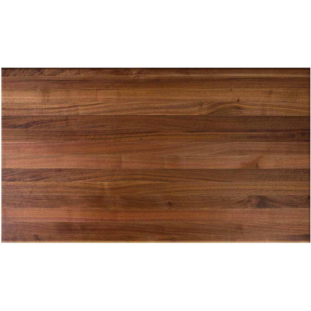 John Boos Tuff Var Finish Rectangular Walnut Butcher Block Top, 60 x 30 ...