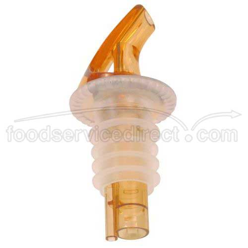 Rum Amber Precision Pours Collared Non Measuring Free Pour Spout -- 1 dozen