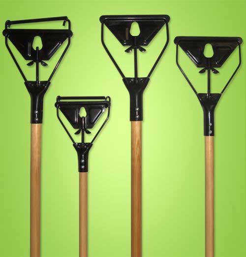 ABCO Janitor Metal Quick Change Wood Handle, 1 1/8 x 60 inch ...