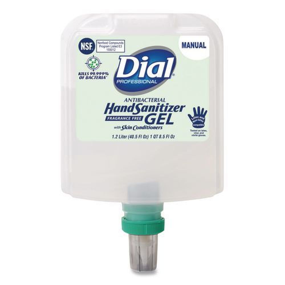 Dial Professional Fragrance-Free Antibacterial Gel Hand Sanitizer ...