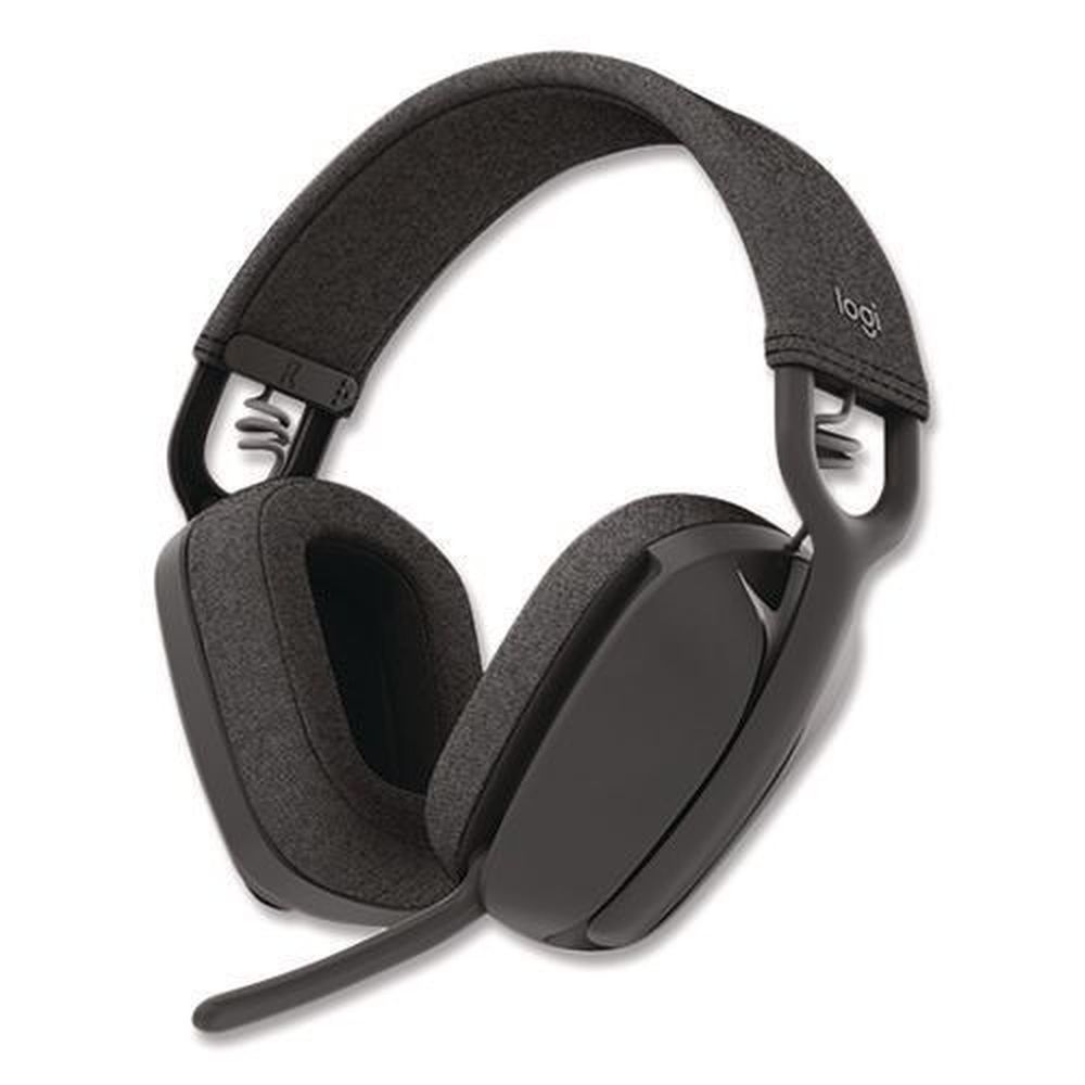 Logitech Graphite Zone Vibe 100 Wireless Noise Canceling Over-Ear ...